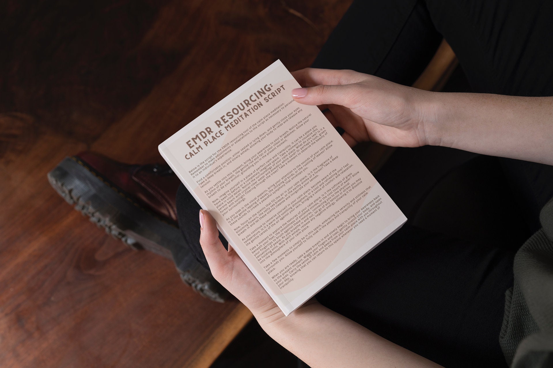 EMDR Resourcing Calm Place Meditation Script Eye Movement ...