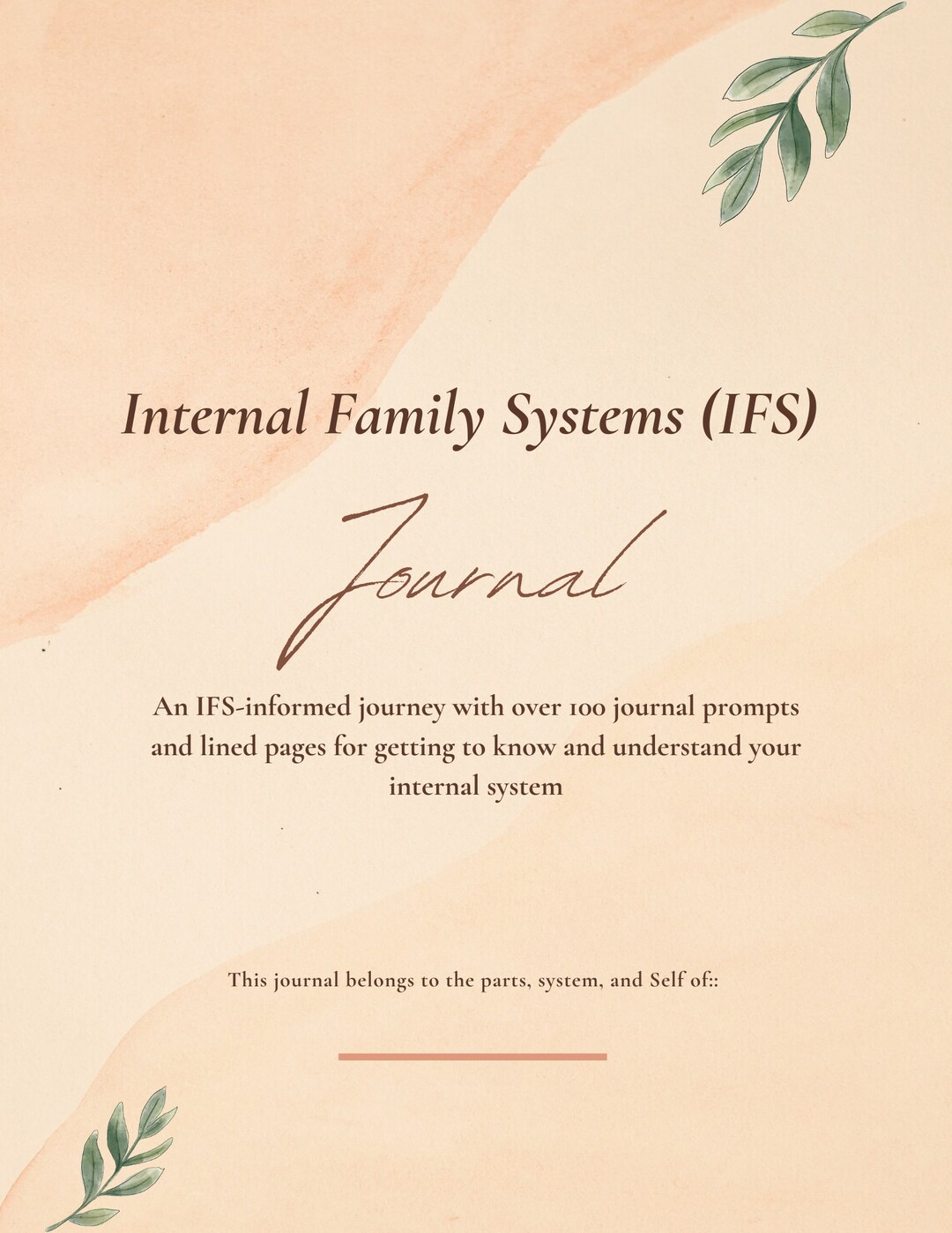 Internal Family Systems (IFS) Guided Journal; IFS Journaling; Journal ...