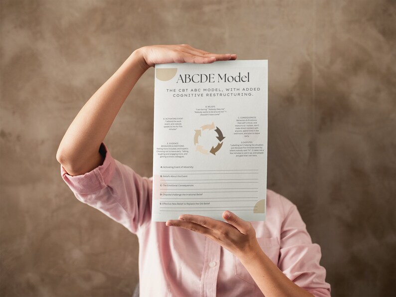 ABCDE Model for CBT - Etsy