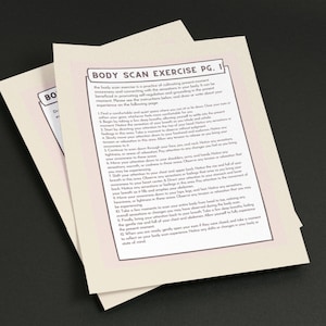 Body Scan Exercise Polyvagal Theory; Grounding Exercises; Self ...