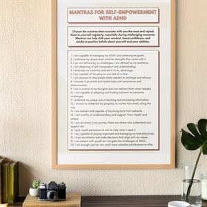 ADHD Self-empowerment Mantras: Coping Statements (digital Download) - Etsy