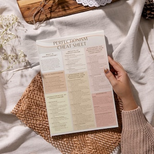 Perfectionism Cheat Sheet: Understanding Recovery (therapy Resources ...