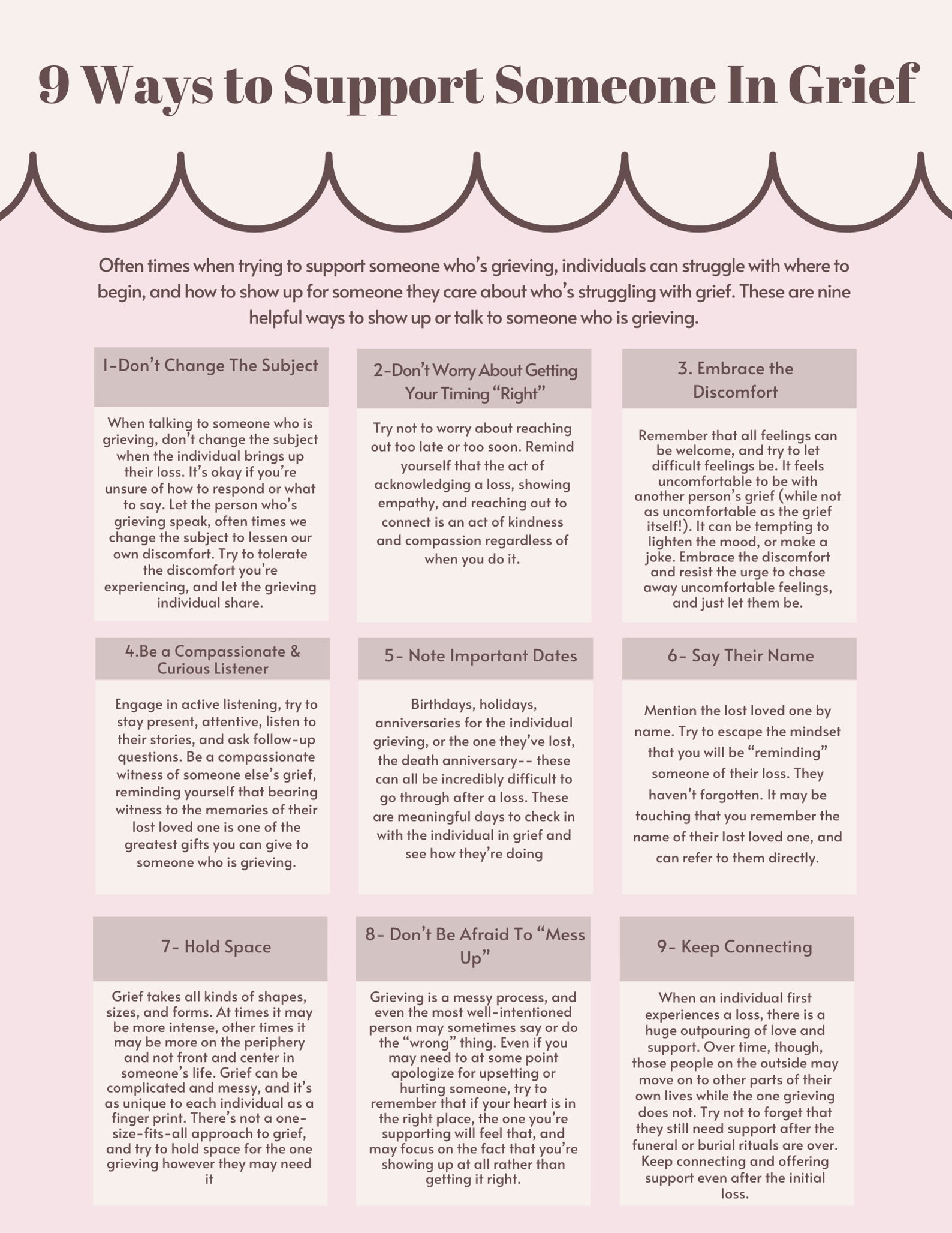 9 Ways to Support Someone in Grief Grief Therapy Grief Support Grief Therapy Tools Grief ...