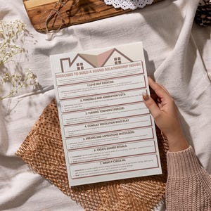 Exercises to Build A Sound Relationship House; Building A Sound ...