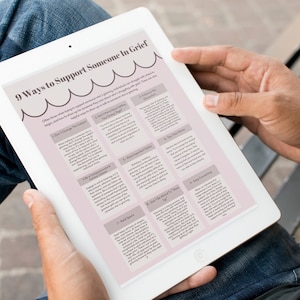 9 Ways to Support Someone in Grief; Grief Therapy; Grief Support; Grief ...