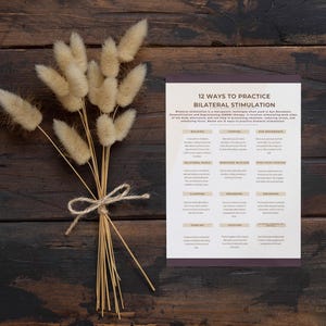 12 Ways to Practice Bilateral Stimulation: EMDR Therapy Worksheets - Etsy
