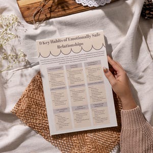 9 Key Habits of Emotionally Safe Relationships; Emotionally Secure ...