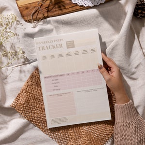 IFS Weekly Parts Tracker - Etsy
