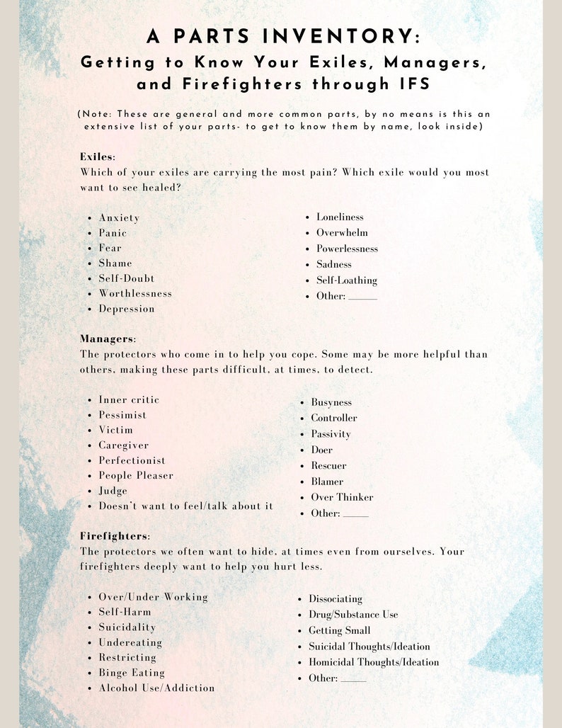 IFS Parts Inventory - Etsy