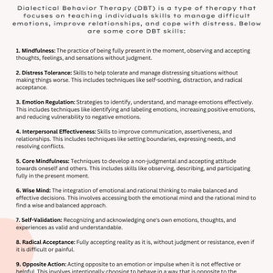 Core DBT Skills - Etsy