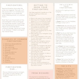 IFS Firefighters Cheat Sheet - Etsy