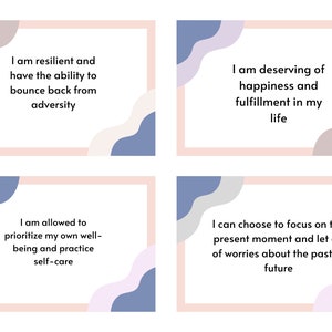 DBT Coping Statements Flashcards - Etsy