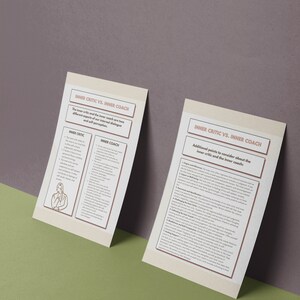 Inner Critic Vs. Inner Coach; Inner Critic Work; Self-esteem; Self ...