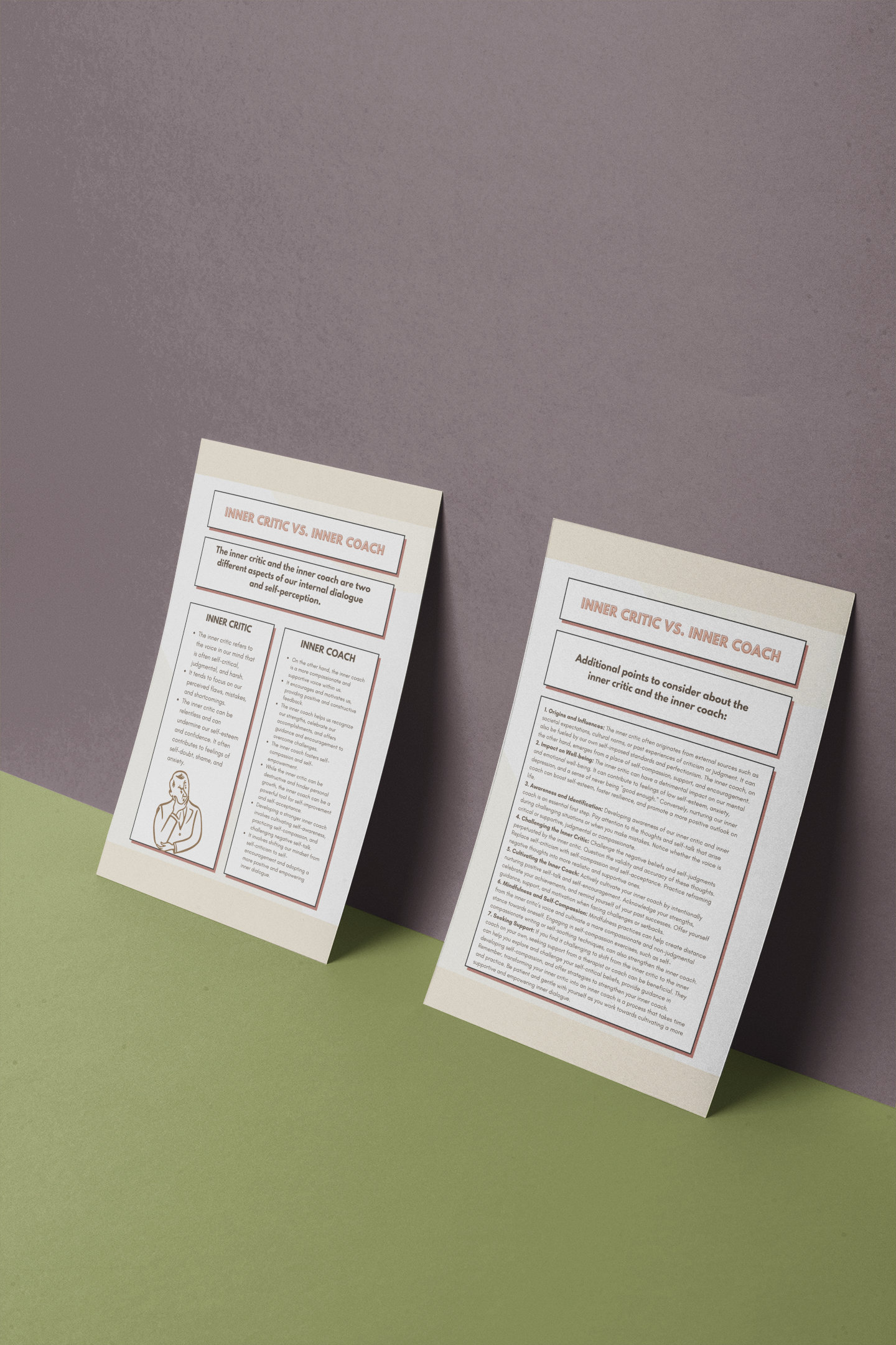 Inner Critic Vs. Inner Coach Inner Critic Work Self-esteem Self ...