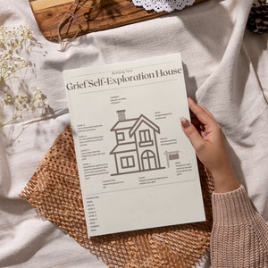 Grief Self-exploration House: DBT Therapy Worksheet - Etsy