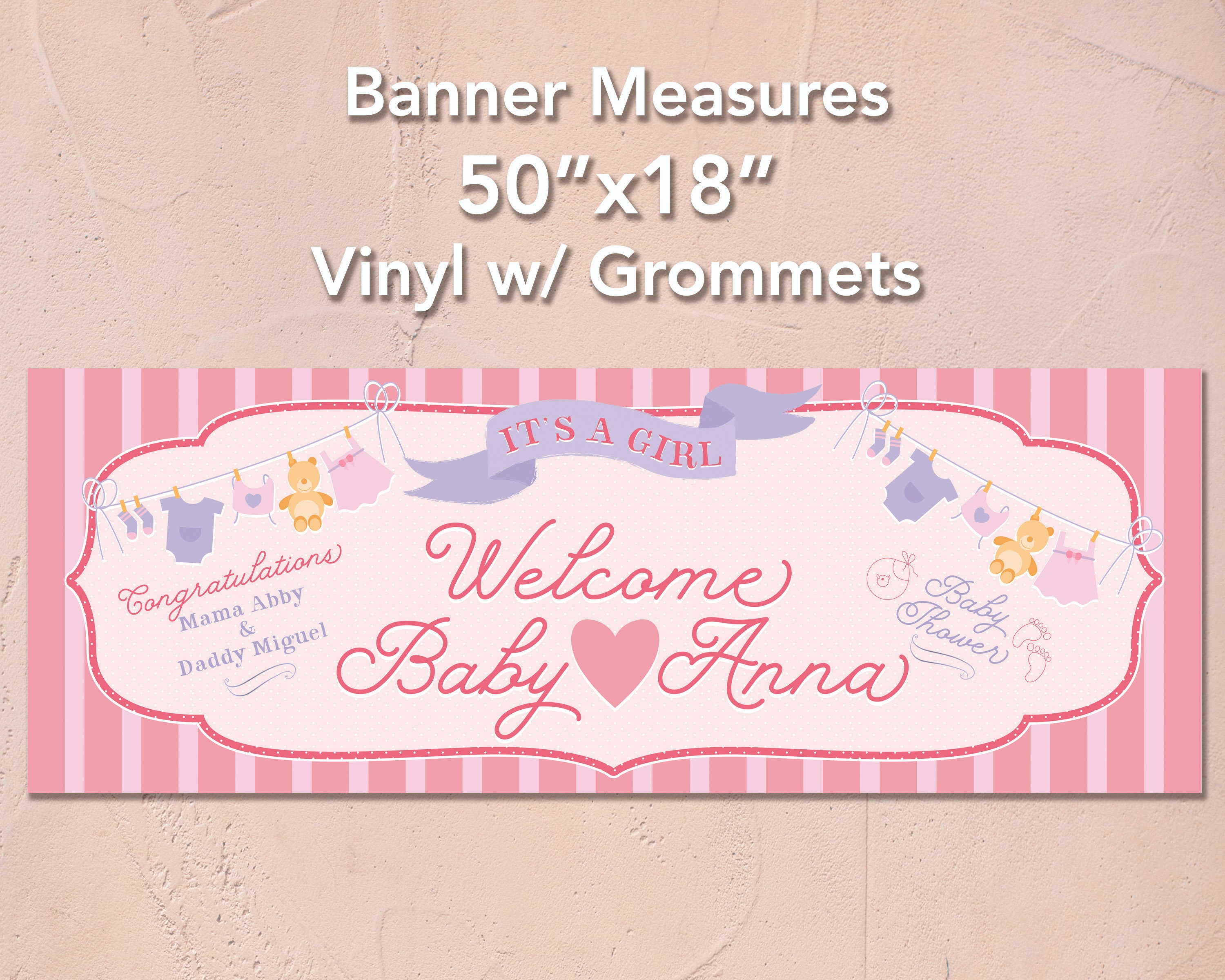 Baby Congratulations Banner