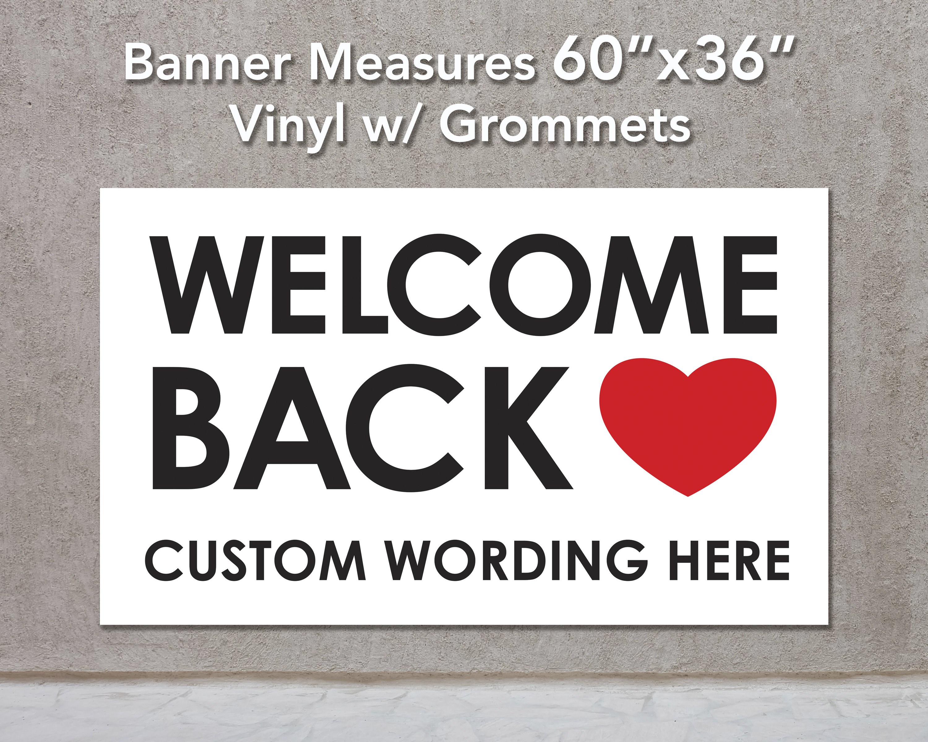 Welcome Back To Work Banner