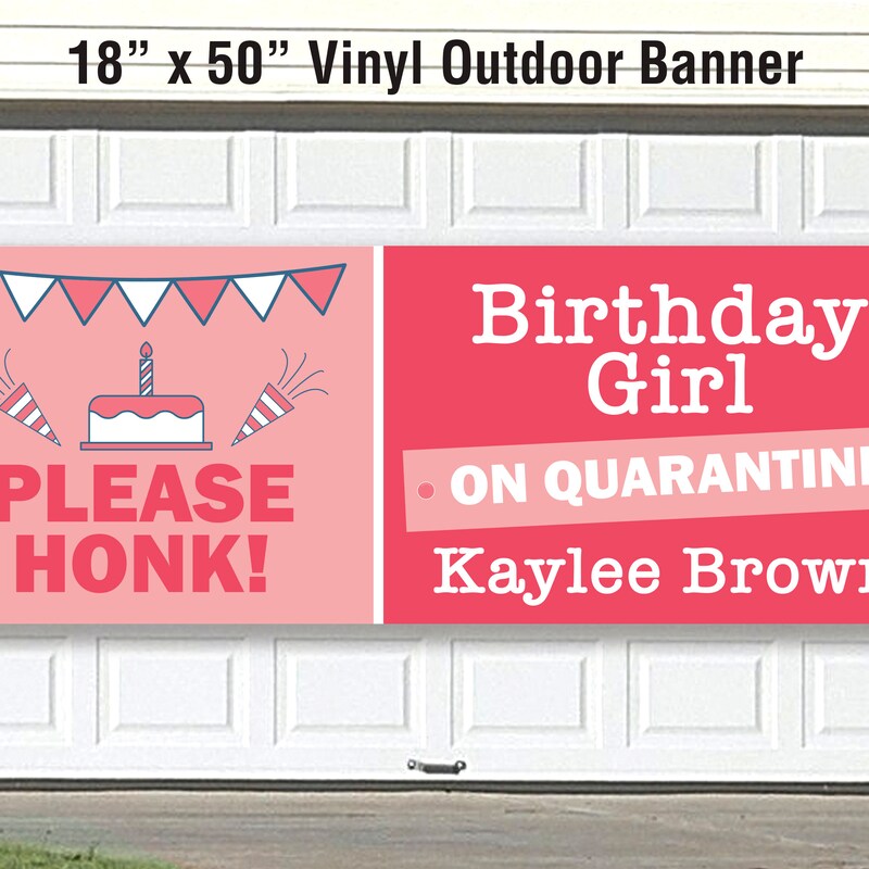 Quarantine Birthday Banner - Etsy