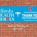 Thank You Healthcare Workers Banner: Health Heroes Sign (50x18) - Etsy
