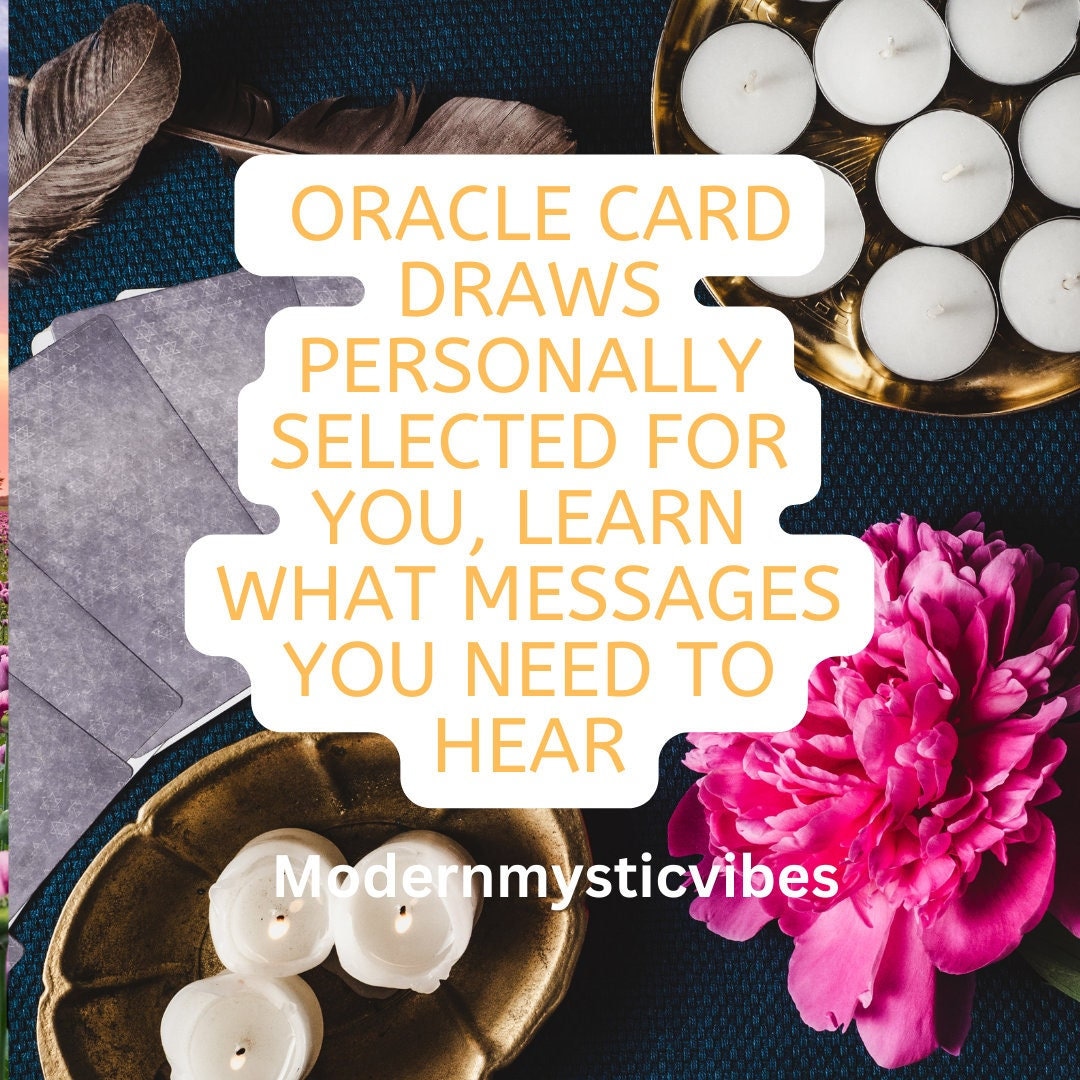 Oracle Card Draw Personally Selected for You, Learn What Message You ...