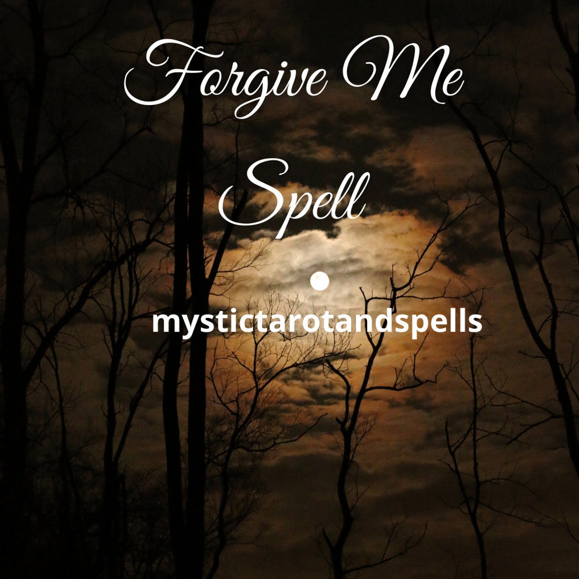 Forgive Me Spell / Forget the Past Spell / Fresh start lets | Etsy