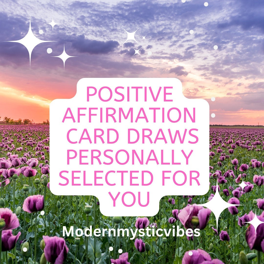 Positive Affirmation Oracle Card Draws Personally Selected for You ...