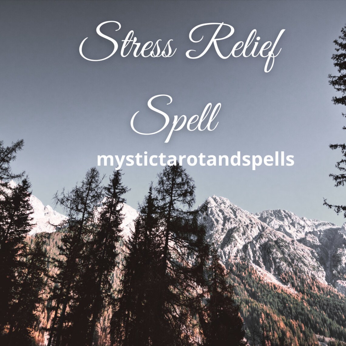 Stress Relief Spell / Anti Anxiety Spell / Self Care Spell | Etsy
