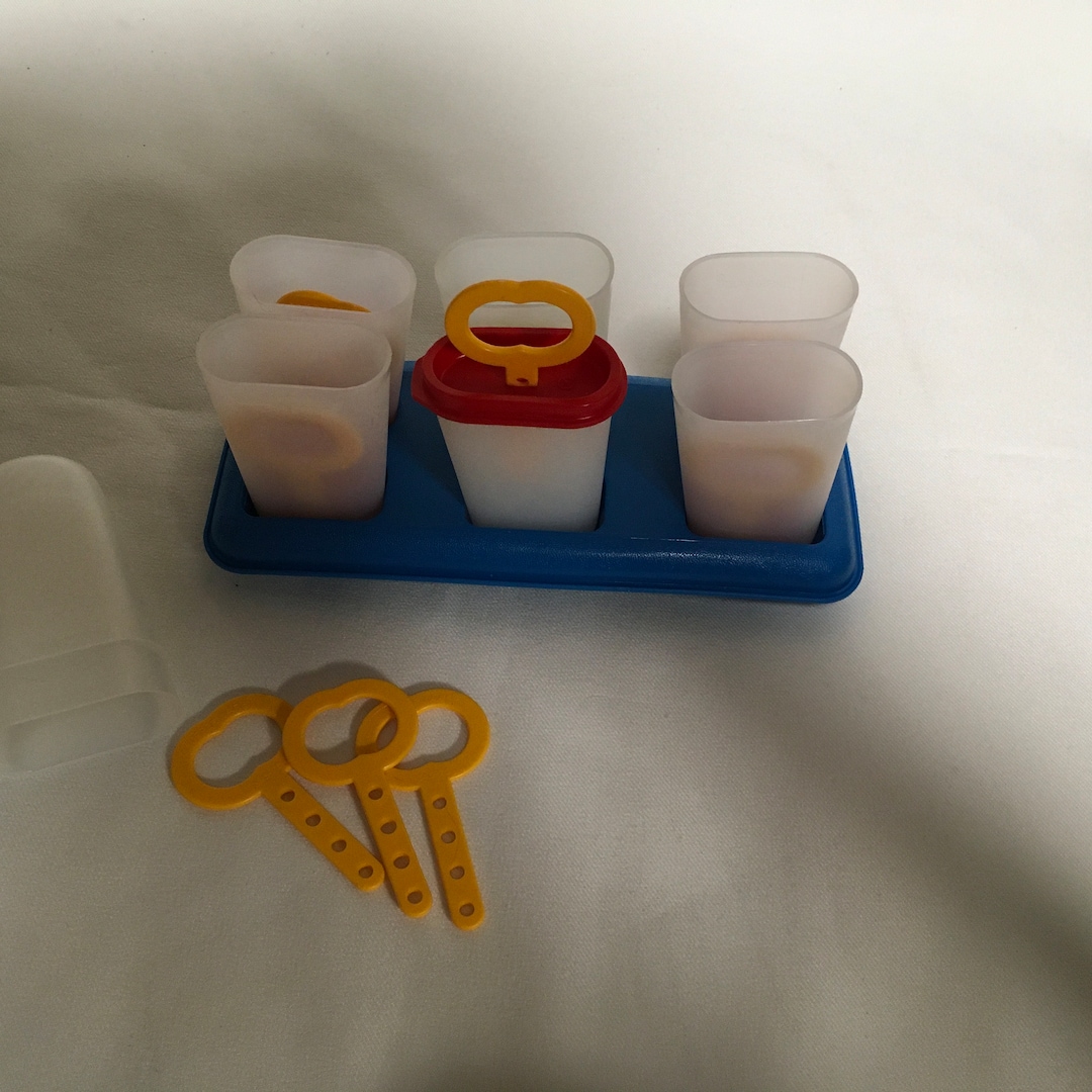 Vintage Tupperware Ice Tups Popsicle Mold Form Maker Healthy Snack ...