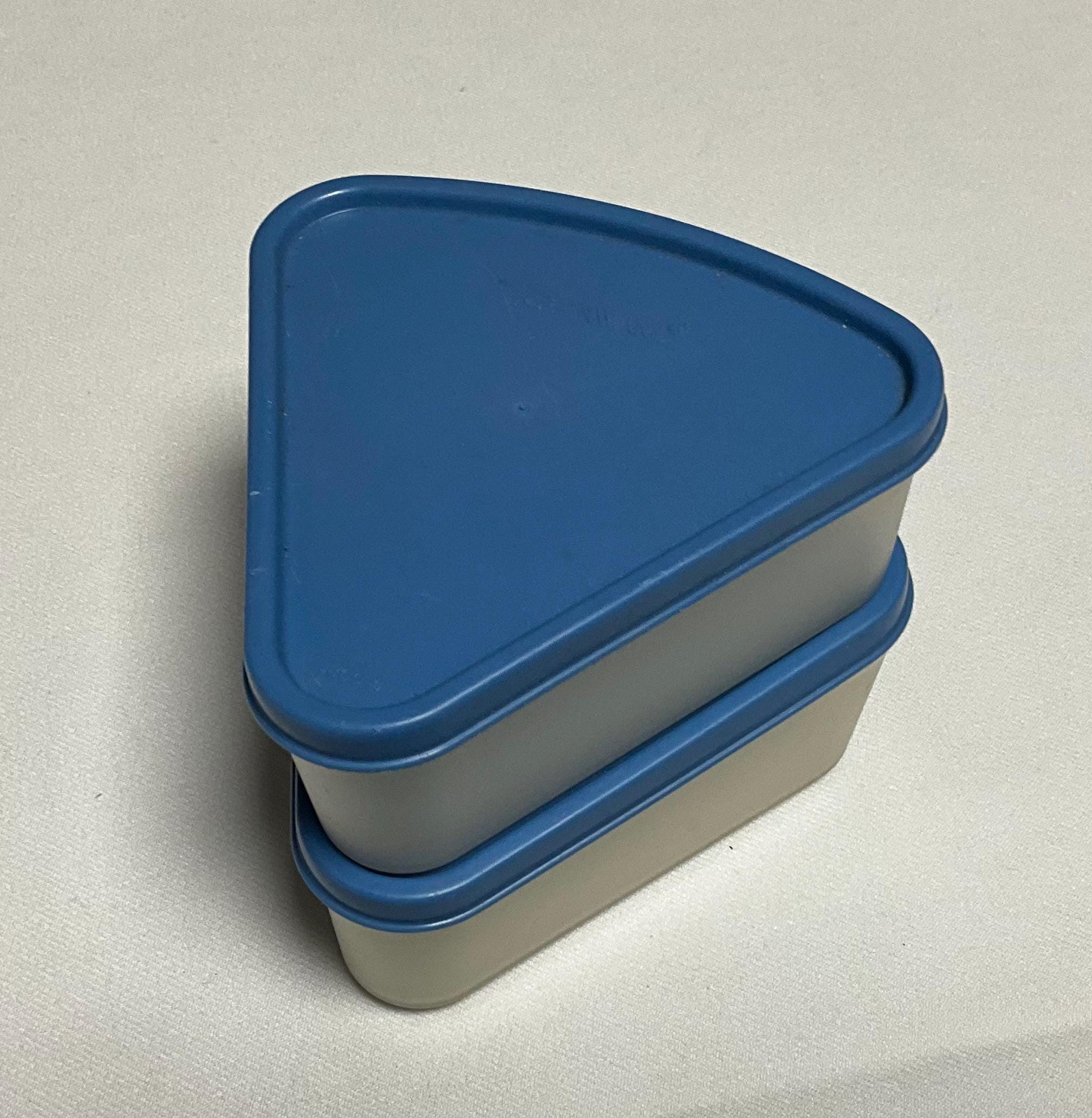 Vintage Tupperware Triangle Pie Wedge Food Storage Stacking Spice ...