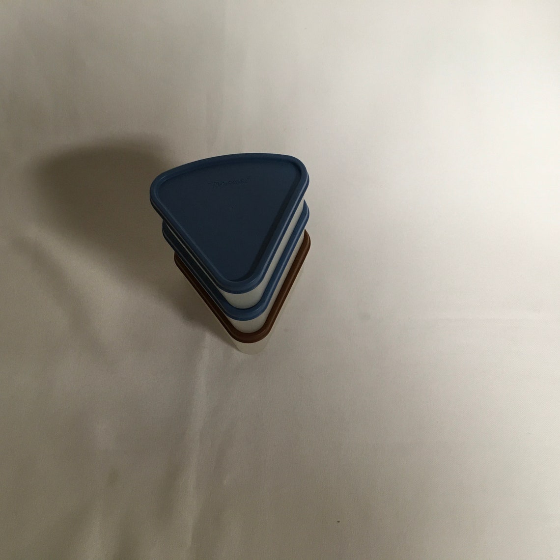 Vintage Tupperware Triangle Pie Wedge Food Storage Stacking | Etsy