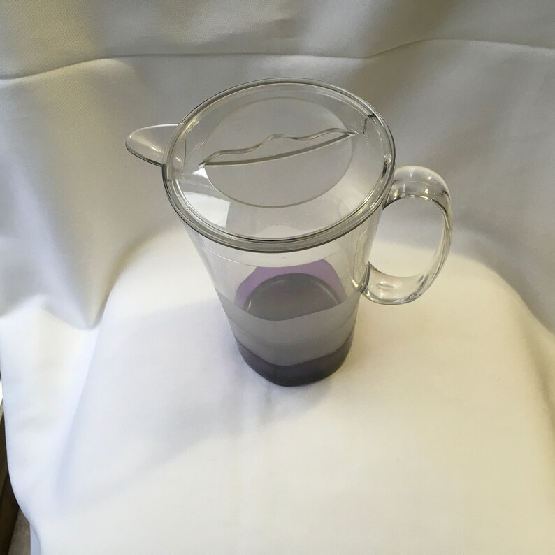 Vintage Tupperware Acrylic Sheerly Elegant Pitcher With Cover or Without Cover Jewel Tone RV ...