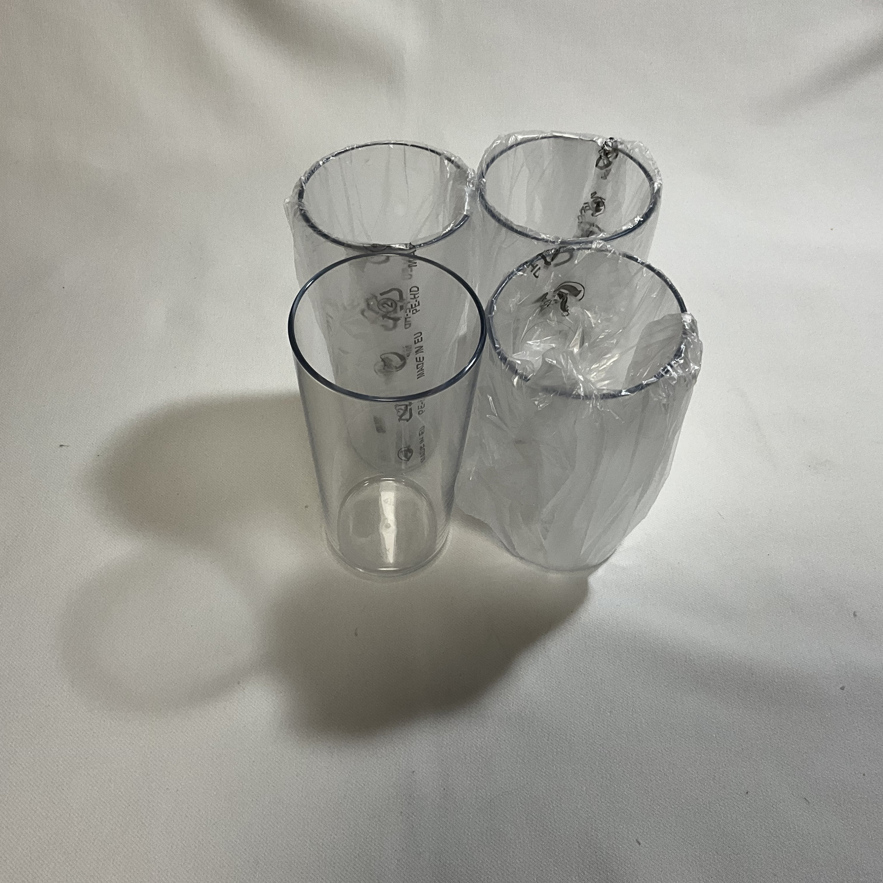 Tupperware Sheerly Clearly Elegant Acrylic 14 Oz 400 Ml Tumblers Set of ...