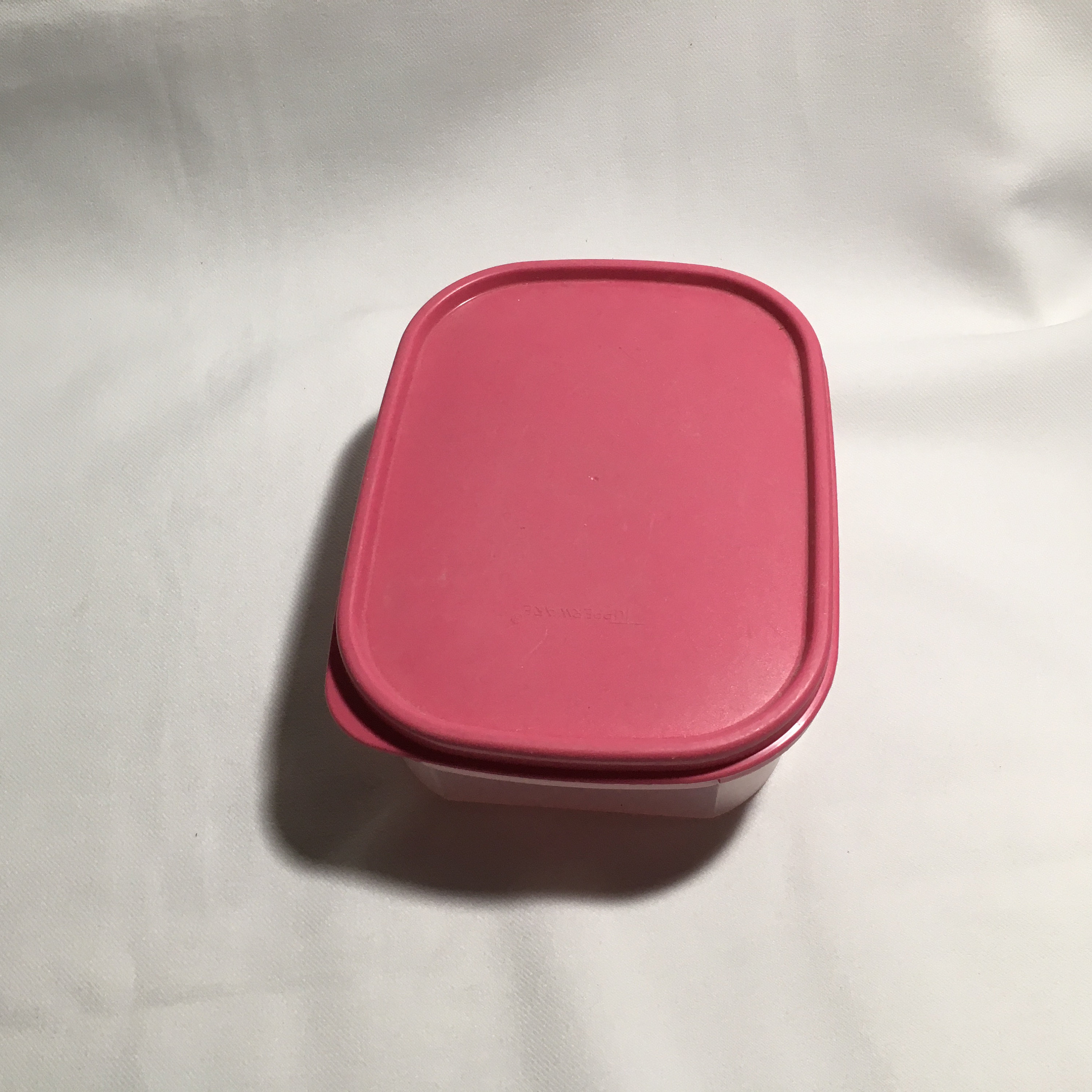 Vintage Tupperware Mini Rectangle Modular Mate # 1 # 2 1791 1792 Pink ...