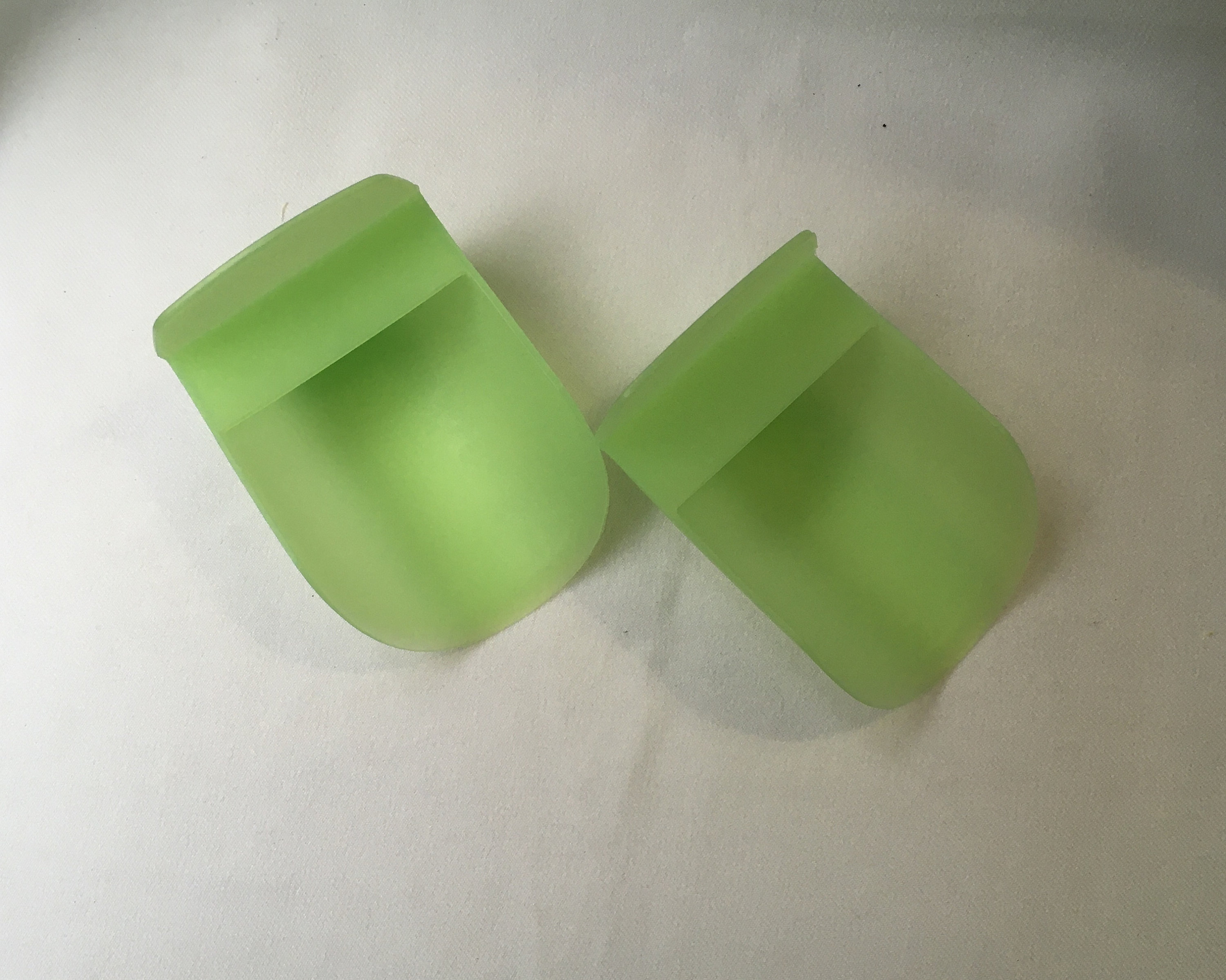 Vintage Tupperware Rocker Scoop Set of 2 292 Red Green Pink for Dry ...