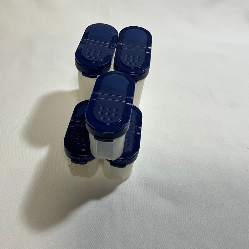 Tupperware Modular Mates Spice Container Blue 18431846 Set of 3 or 5 ...