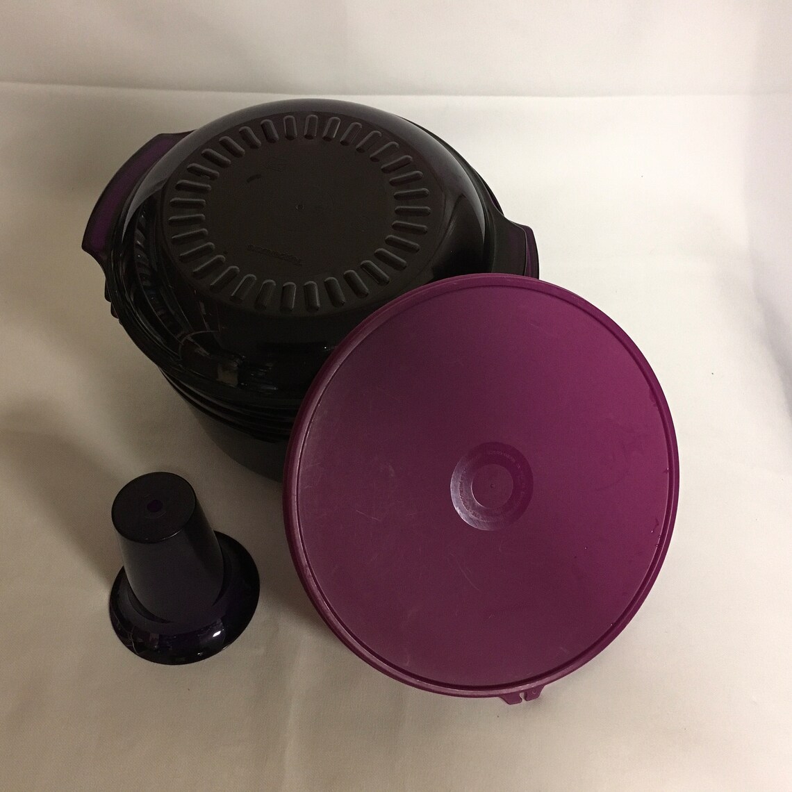 Tupperware Tupperwave Stack Cooker Cookware Microwave Jewel Purple ...