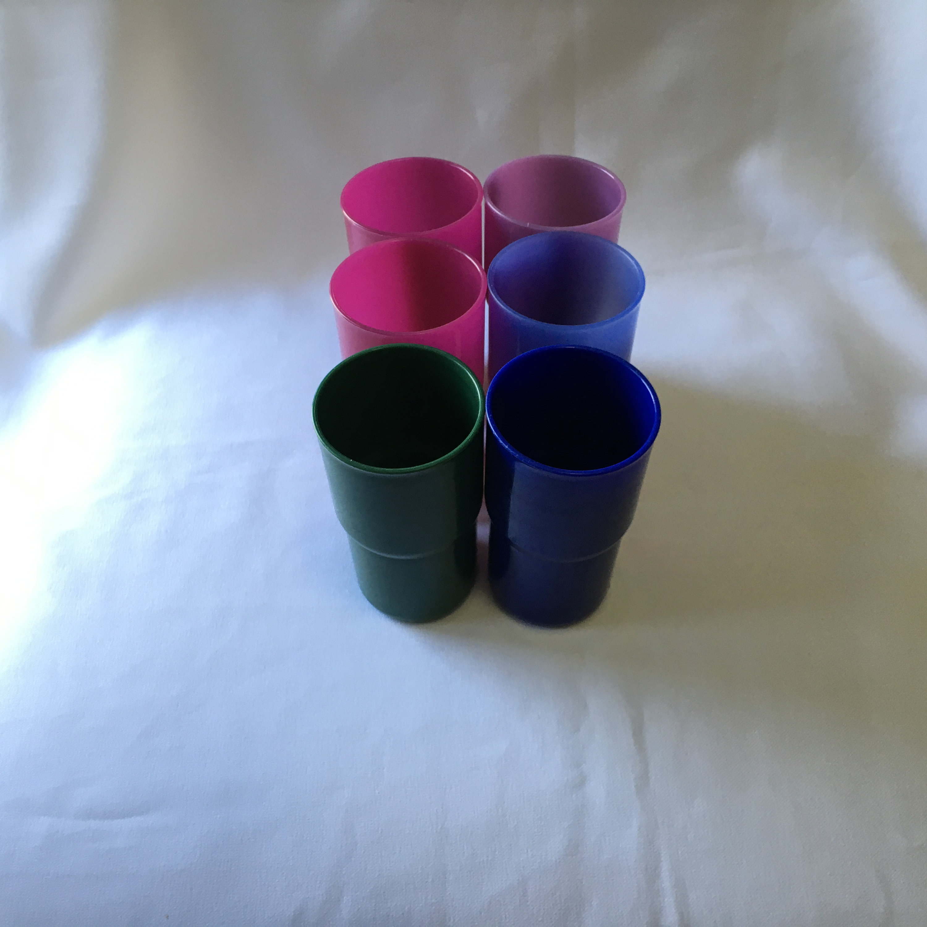 Tupperware Impressions Tumblers 12 Oz 350 Ml Set of 6 Stackable ...