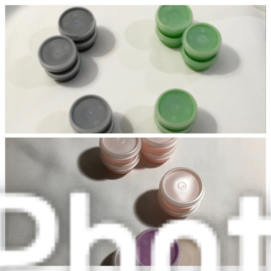 Tupperware Smidgets 1 Oz Container Pink Green Black Set of 4 Set of 2 ...