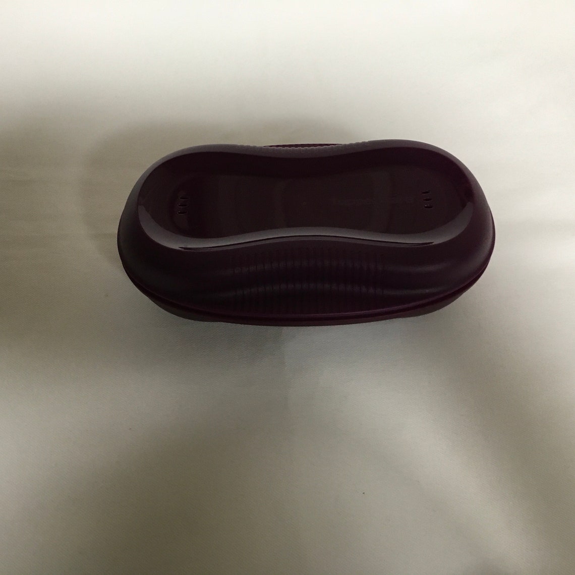 Tupperware Microwave Breakfast Maker & Inserts Purple Poached Eggs ...