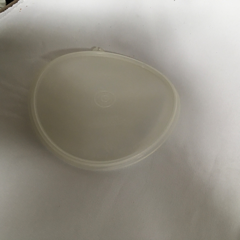 Tupperware Replacement Lid Clear Natural X 228 7 Seal Concave Lid Cover ...