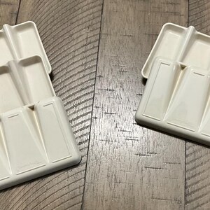 Tupperware #1278 Soap Dish Set of 2 or 3 Caddy Scrubby Scouring Pad ...