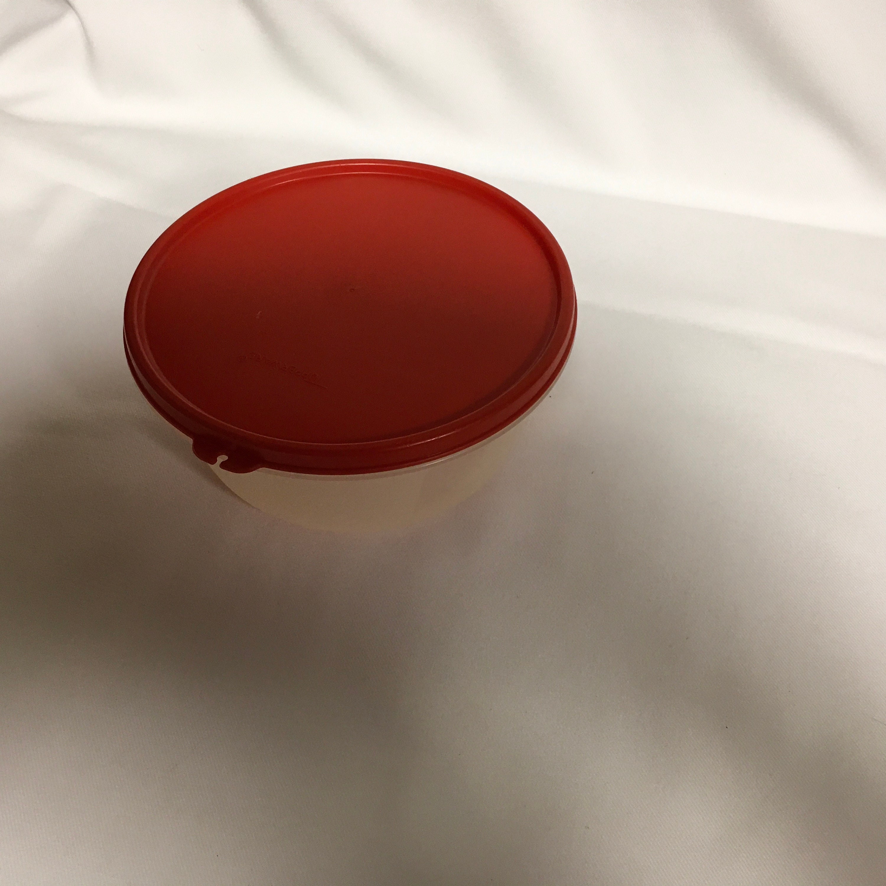 Vintage Tupperware Stack A Bowl Small Bowl 4 Cups or 8 Cups Fiesta Red ...