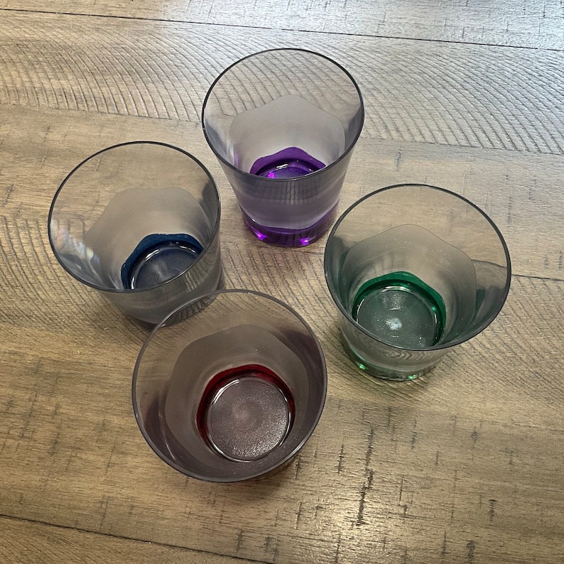 Tupperware Sheerly Elegant Tall Short Tumblers Coasters 18oz 10oz Set ...