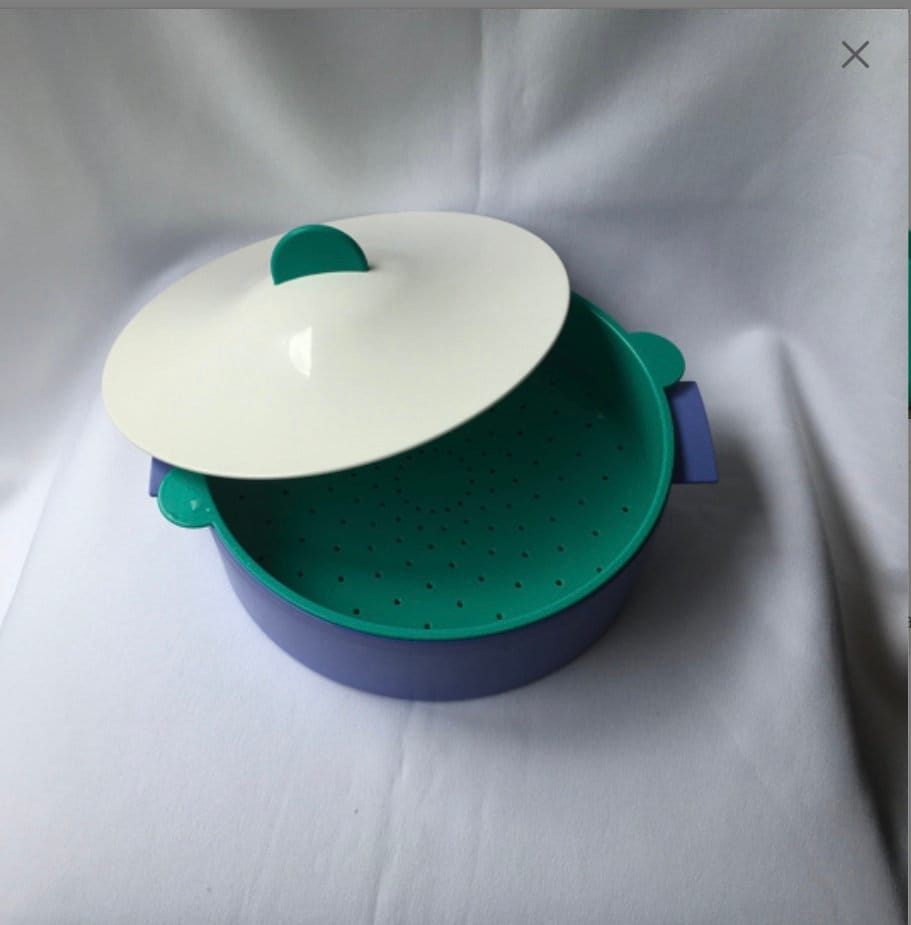 Tupperware Large Microsteamer Steamer Microwave Colander 3065 3066 3067 ...