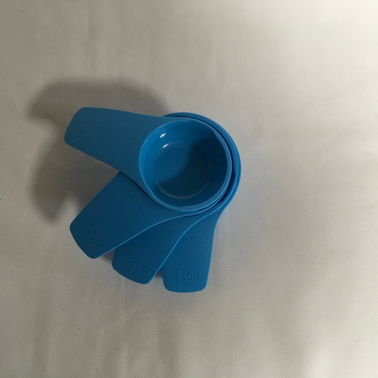 Tupperware Replacement Measuring Cups Curved Ergonomic Embossed Raised ...