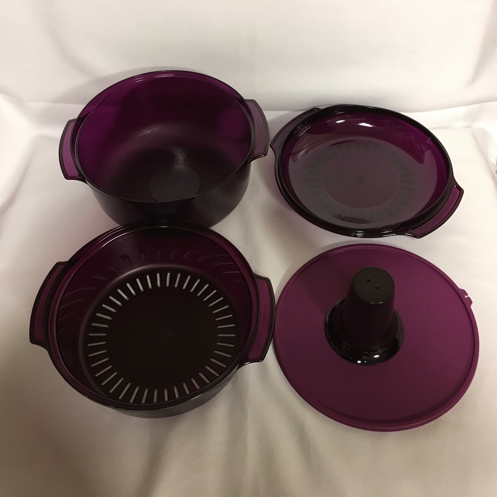 Tupperware Tupperwave Stack Cooker Cookware System Microwave Jewel ...
