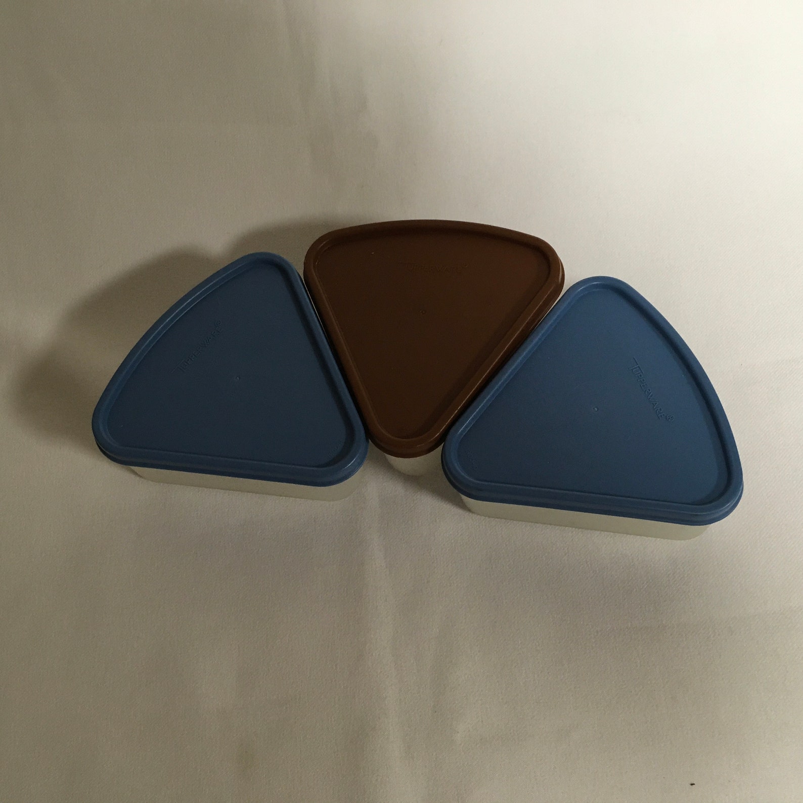 Vintage Tupperware Triangle Pie Wedge Food Storage Stacking - Etsy
