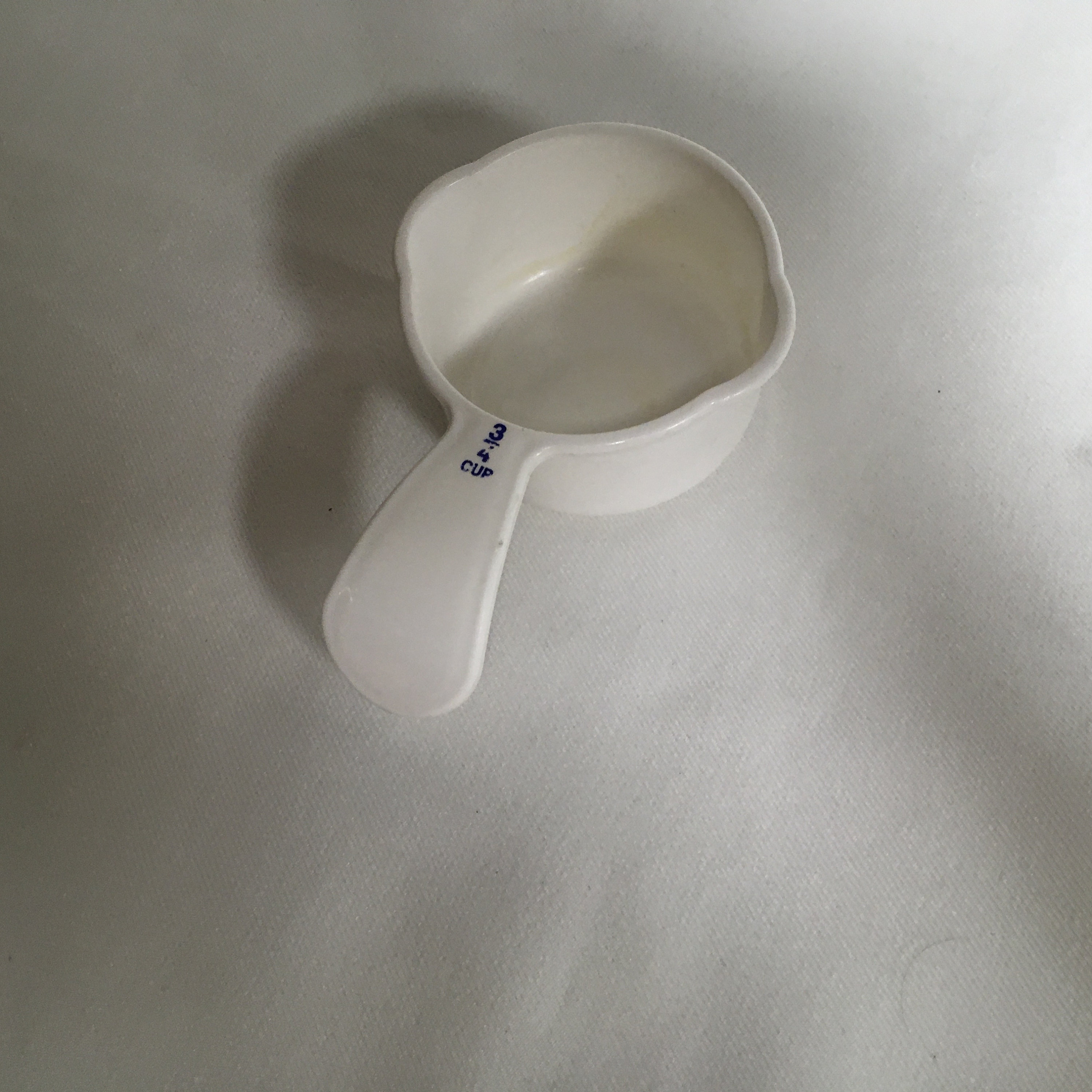 Tupperware White Measuring Cup 1 Cup 1/4 1/2 Cup 2/3 Cup 3/4 Cup ...