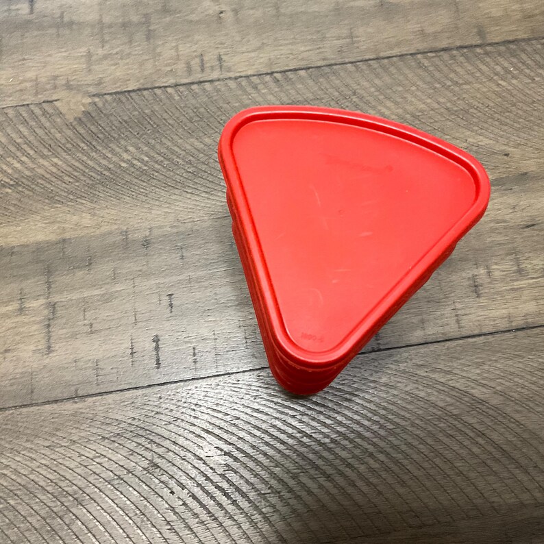Vintage Tupperware Triangle Pie Wedge Food Storage Stacking Spice ...