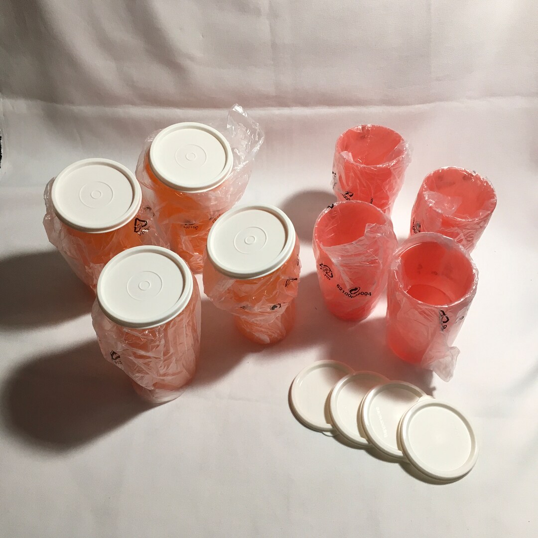 Tupperware Impressions Tumblers 18 Oz 2413 J 12 Oz G Water Melon ...